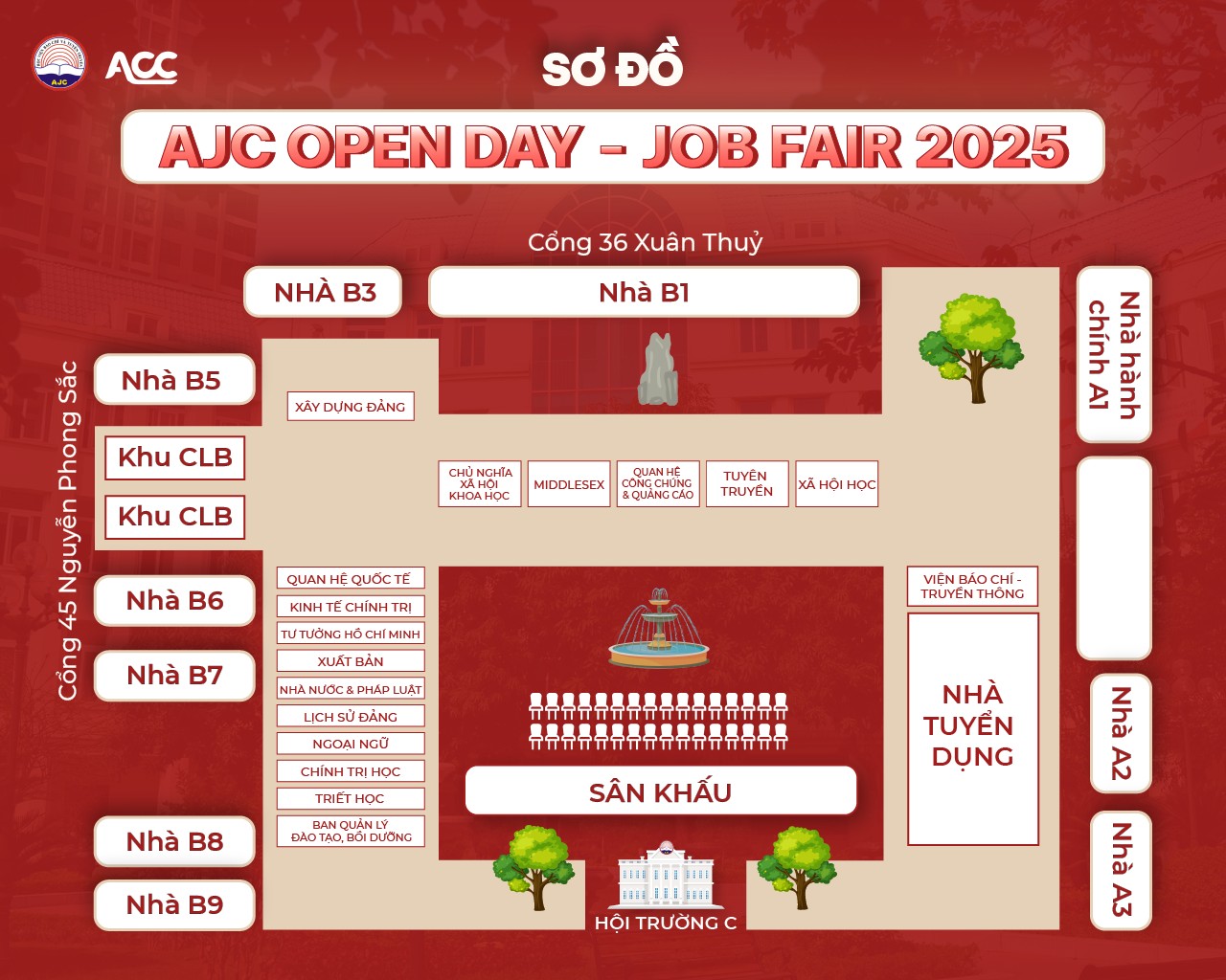 AJC OPEN DAY - JOB FAIR 2025: Phá thạch khai hoa, tương lai vững bước